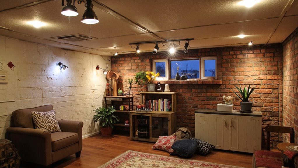 24 Creative Basement Ceiling Lighting Ideas That Make The Space Feel ...