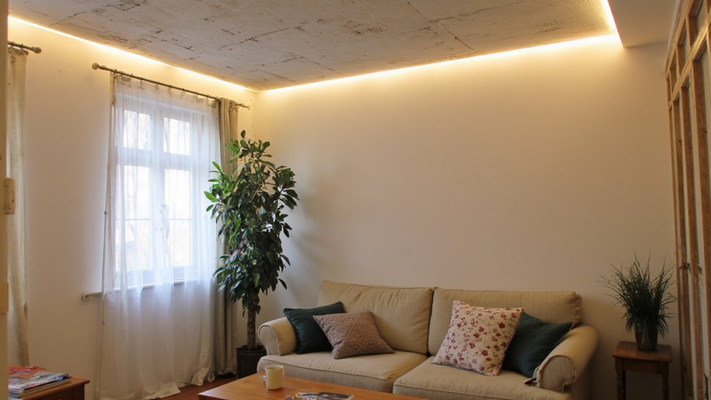 21 Modern Ceiling LED Strip Lighting Ideas For A Soft Glow