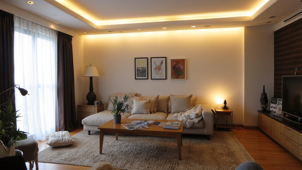 22 Lovely Ceiling Strip Lighting Ideas For Subtle Highlights